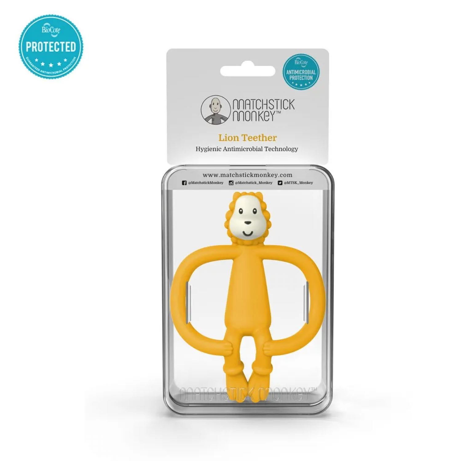 Matchstick Monkey Animal Teether чесалка с апликатор - Lion Ludo ...